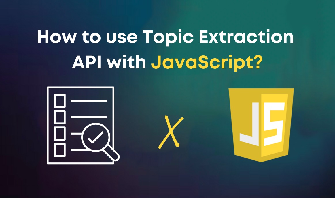 How to identify topics in text content with JavaScript?